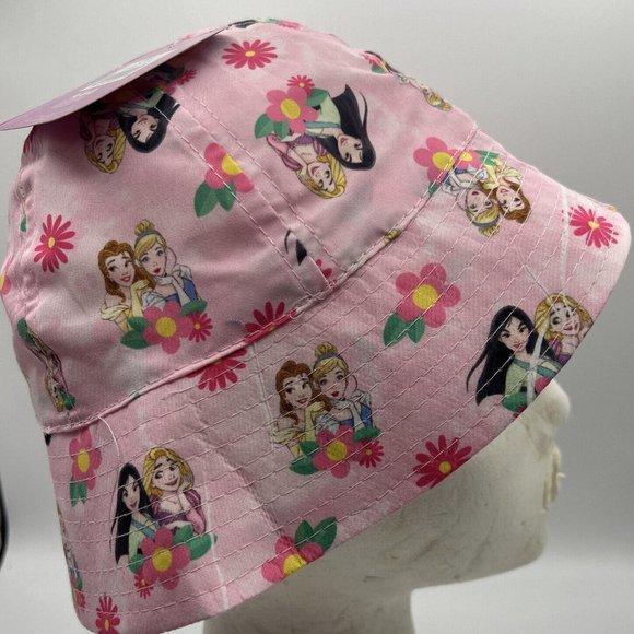 Disney | Accessories | New Disney Princess Pink Toddler Bucket Hat Upf ...